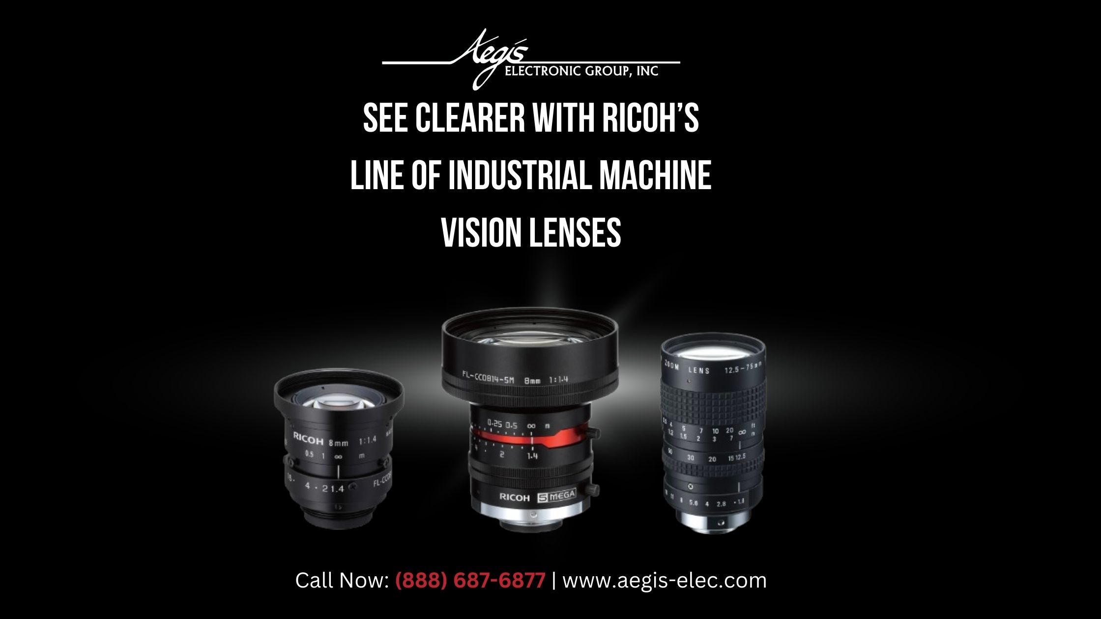 RICOH Industrial Lenses | Aegis Electronic Group Inc.